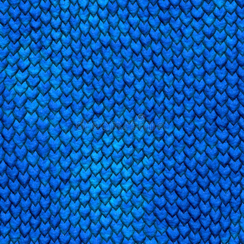 Scale Blu Del Drago Di Dragonskin Illustrazione Vettoriale ...