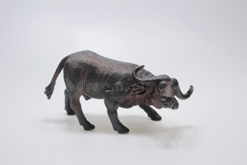 A Scale of Bull Figure Made from Plastic Stock Photo - Image of spanish ...