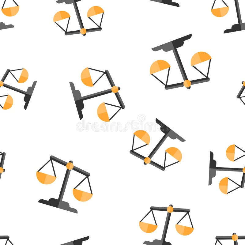 Scale Comparison Icon in Comic Style. Balance Weight Vector Cartoon ...