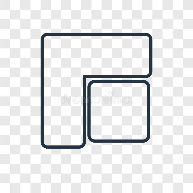 Scale Concept Vector Linear Icon Isolated on Transparent Background ...