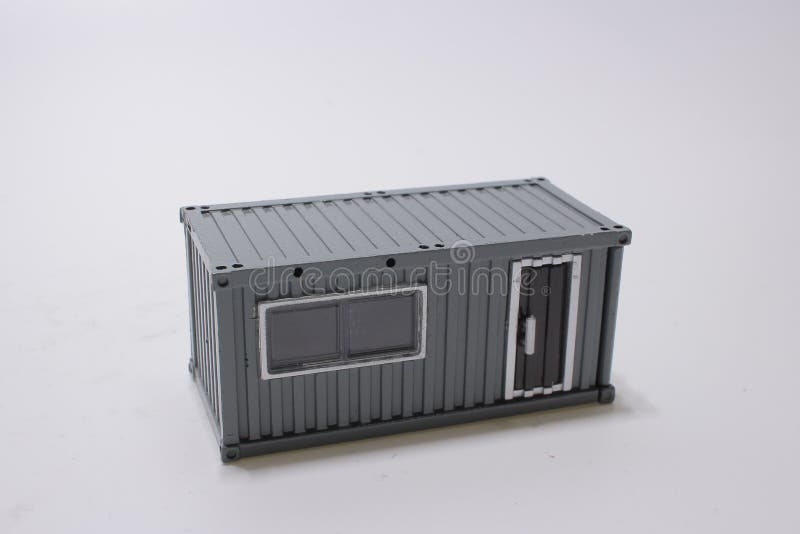 A Scale of Container Conversion at the Board Stock Photo - Image of ...