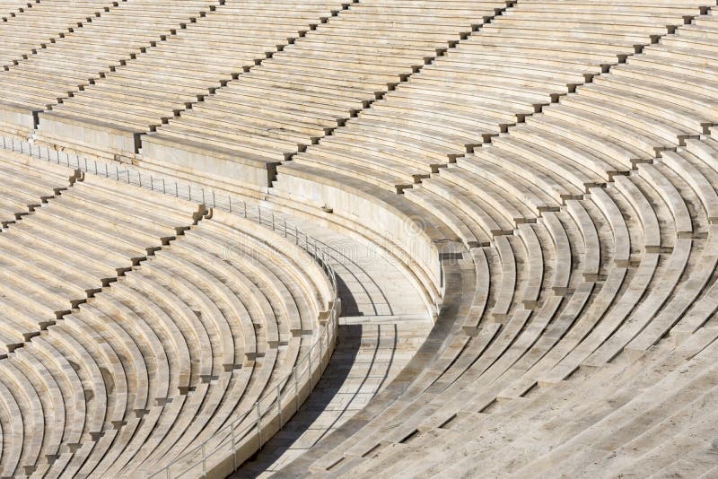 Scale Di Marmo Dello Stadio Panatenaico Fotografia Stock - Immagine di ...