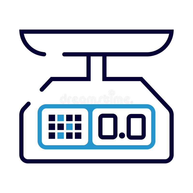 Scale, Digital Scale, Kitchen Scale, Kitchen Scale Icon Stock Vector ...