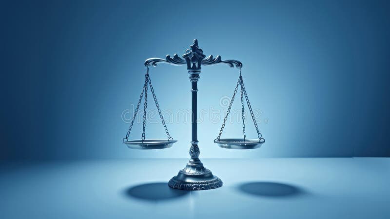 A Scale with Equal Weights on Both Sides, Symbolizing Equilibrium Stock ...