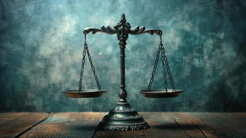 A Scale with Equal Weights on Both Sides, Symbolizing Stock ...