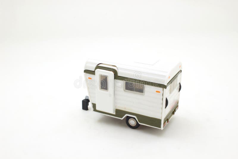 The Scale Figure of Caravan Car Model Stock Image - Image of camper ...