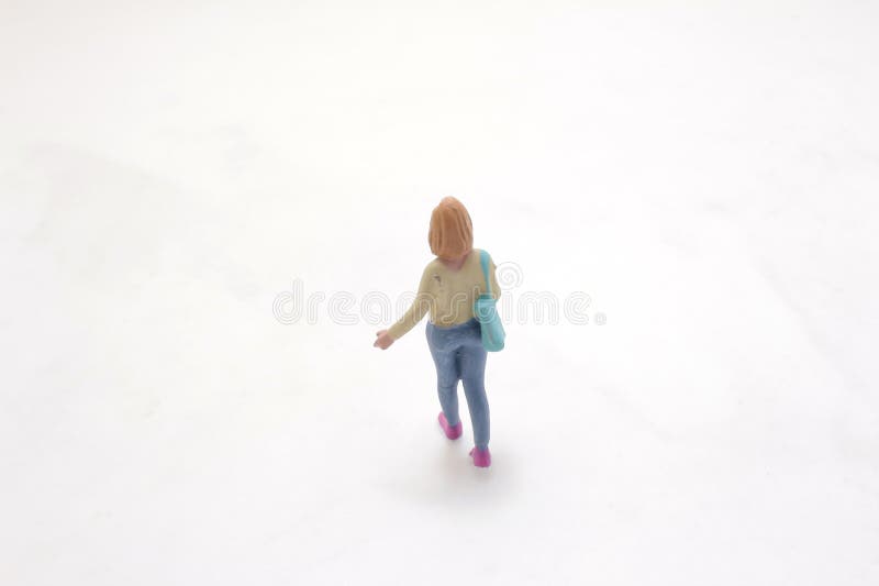 The Scale Figure of Elegant Lady Figurine Stock Image - Image of decor ...