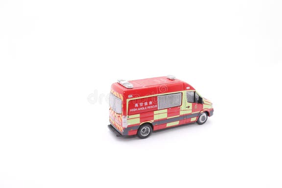The Scale Figure of Hong Kong Fire Engine Stock Image - Image of ...