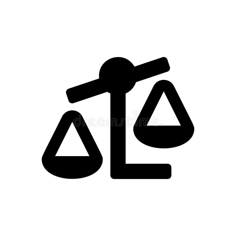 Scale Flat Style Icon. Scale Symbol Isolated on White Background ...