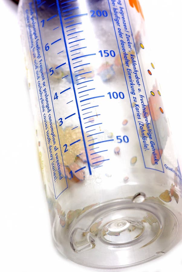 Scale graduated feeder stock image. Image of bottle, feed - 17495699