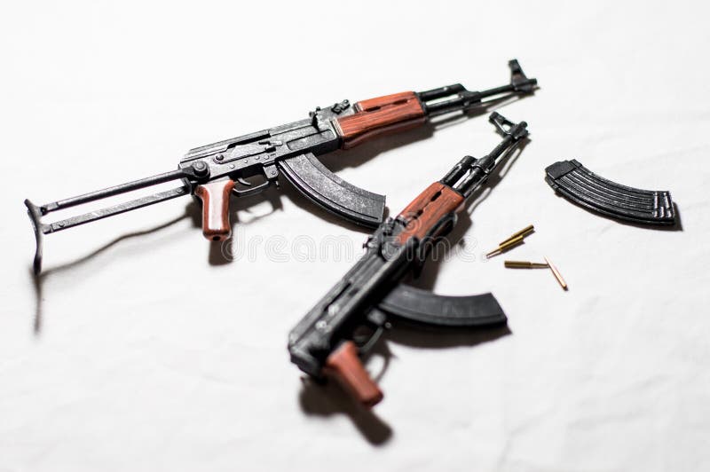 1/6 scale gun stock image. Image of model, ak47, scale - 42637243