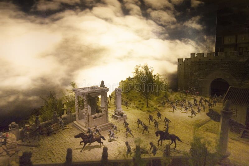 The Scale of History Model of WWII 17 June 2006 Editorial Photography ...