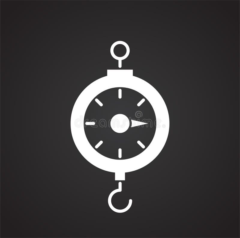 Scale Icon on Background for Graphic and Web Design. Simple ...