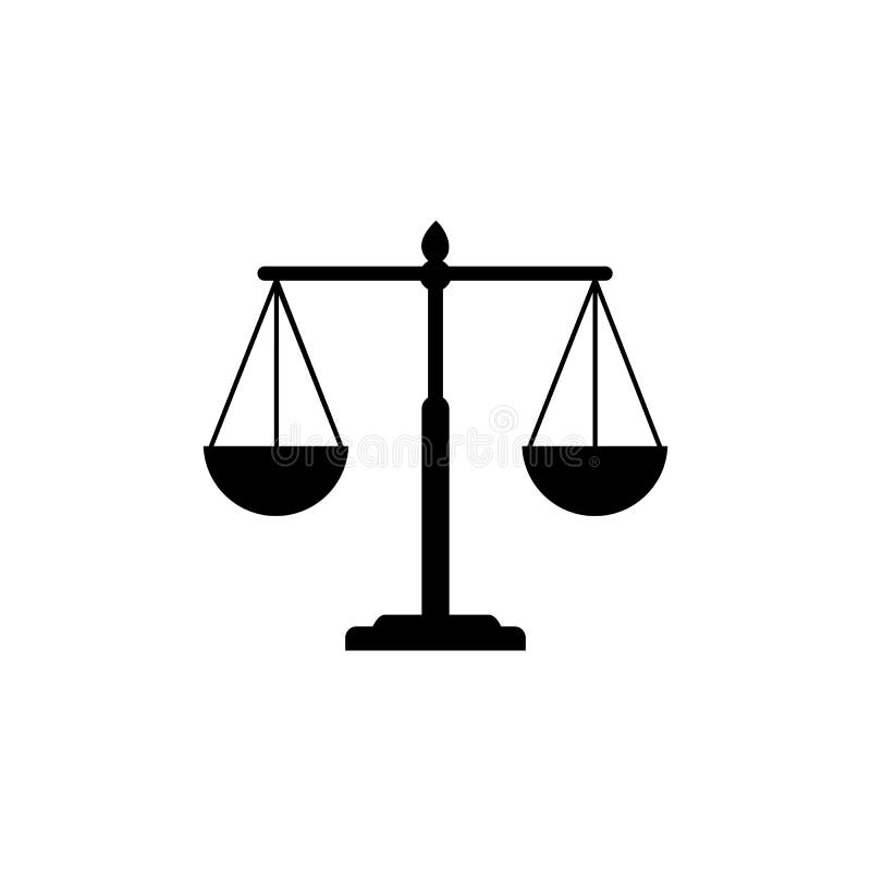 Scale Icon Vector Design Symbol Stock Vector - Illustration of gold ...