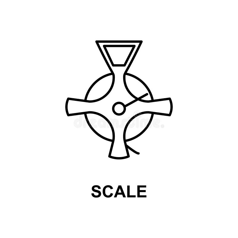 Scale Icon. Element of Measuring Instruments Icon with Name for Mobile ...