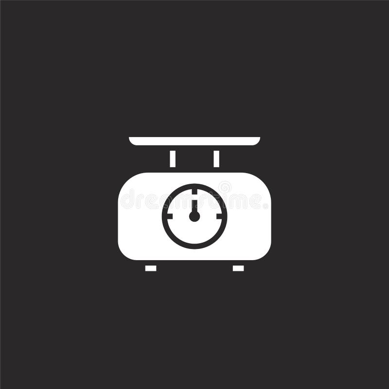 Scale Icon. Filled Scale Icon for Website Design and Mobile, App ...