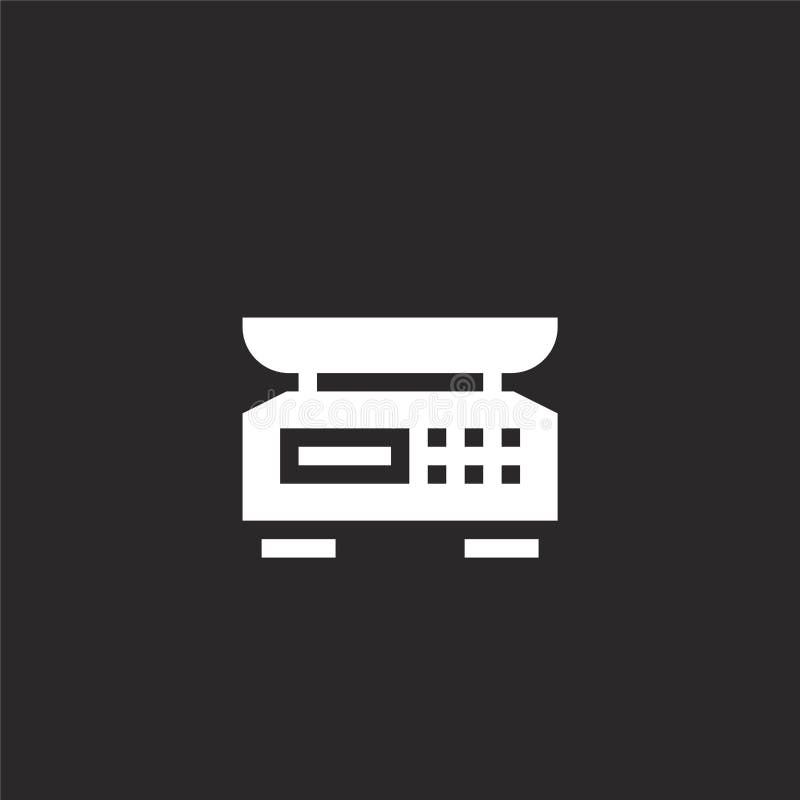 Scale Icon. Filled Scale Icon for Website Design and Mobile, App ...