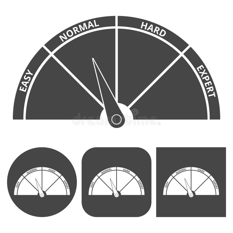 Scale Icon Hard - Icons Set Stock Vector - Illustration of gauge ...