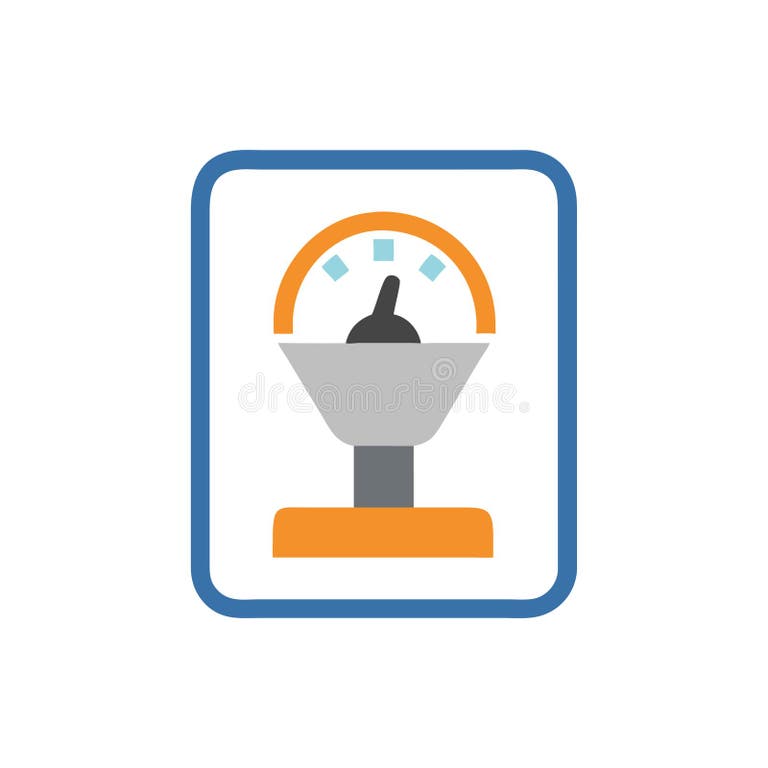 Scale Icon for Measurement stock image. Illustration of brainstorming ...