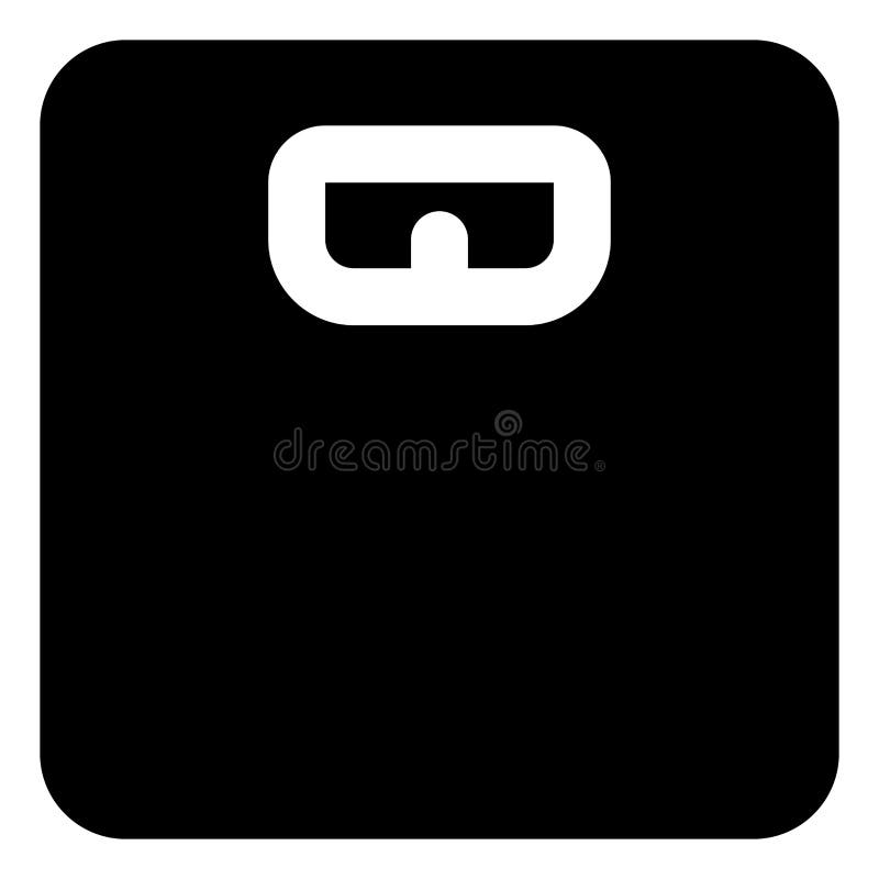 Scale Icon Solid Style for All Your Project Stock Vector - Illustration ...