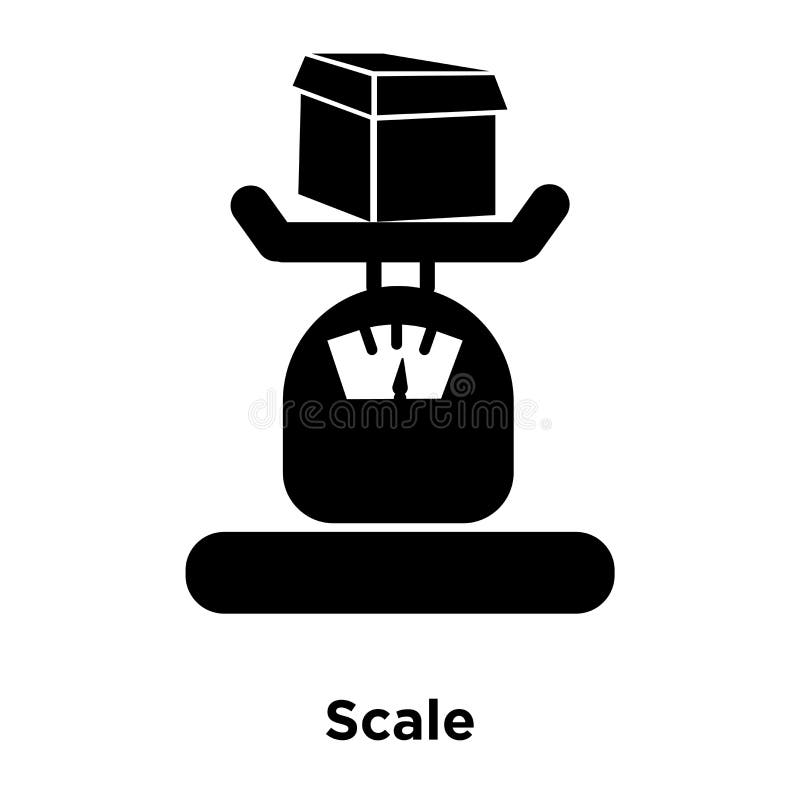 Scale Icon Vector Isolated On White Background, Logo Concept Of Stock ...