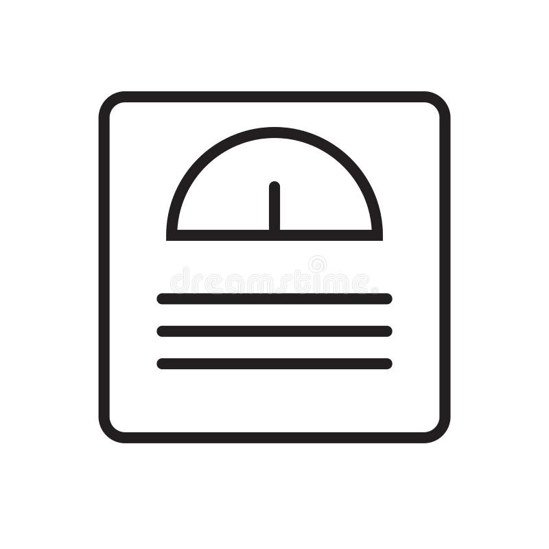 Scale Icon Vector Isolated on White Background, Scale Sign , Food ...