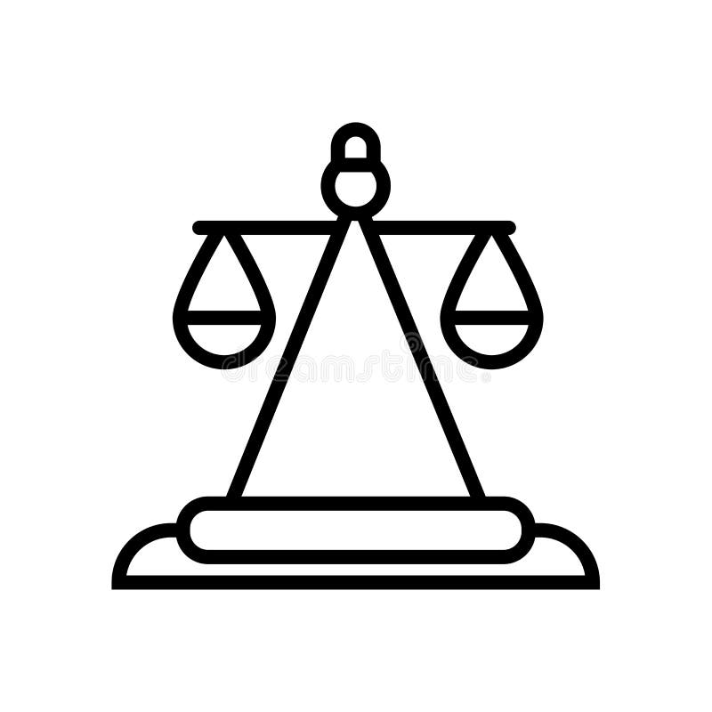 Scale Icon Vector Sign and Symbol Isolated on White Background, Scale ...