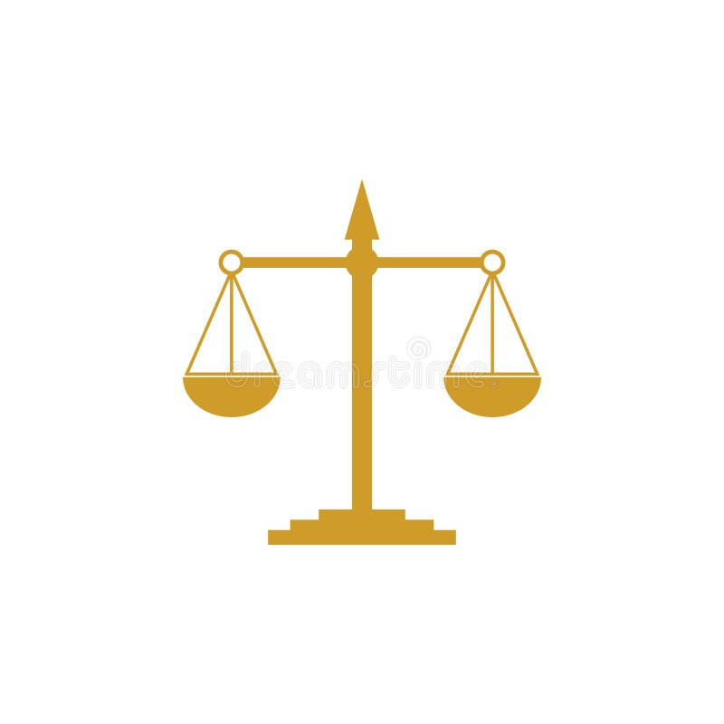 Scale Icon Vector Logo Template Illustration Stock Illustration ...