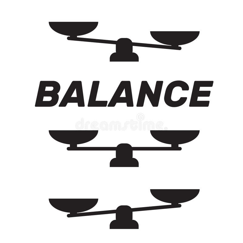 Black Balance Scale Stock Illustrations – 16,330 Black Balance Scale ...