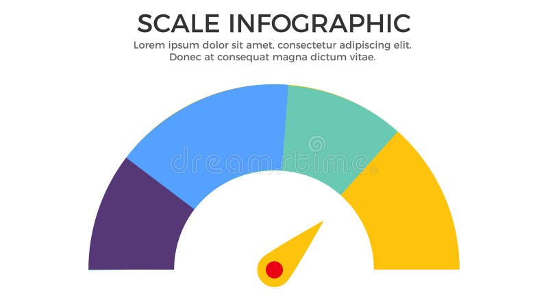 Scale Infographic Element stock vector. Illustration of performance ...