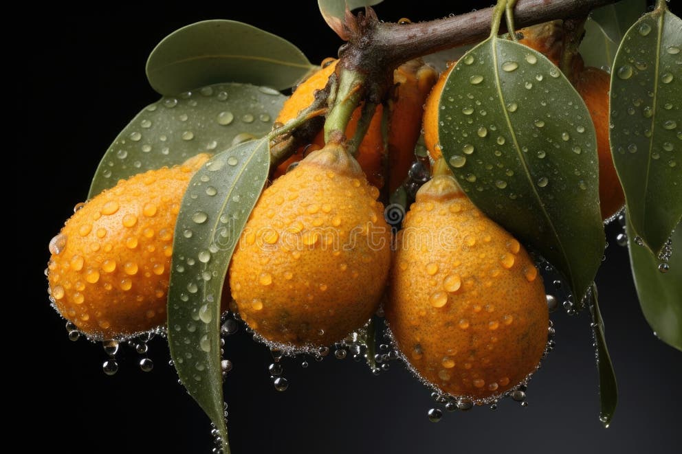 Scale Insects on a Citrus Tree Branch Stock Illustration - Illustration ...