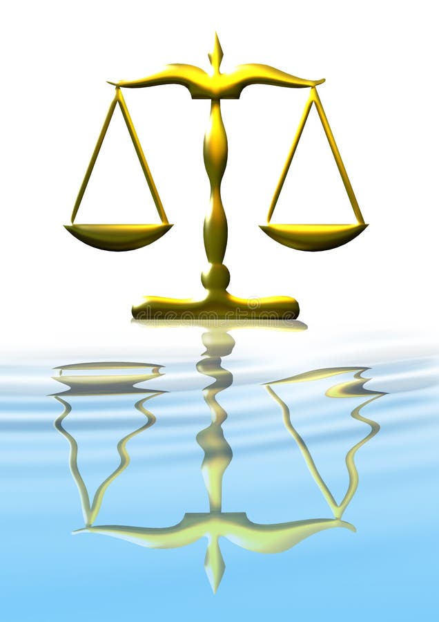 Scale of Justice stock illustration. Illustration of lawyers - 1132648