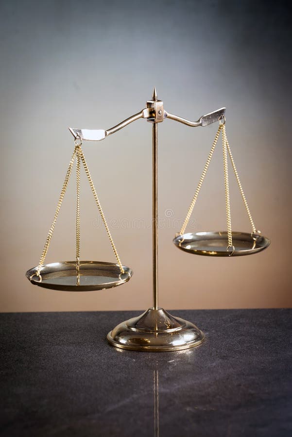Scale of Justice. the Criminal Law Stock Photo - Image of crime, dark ...