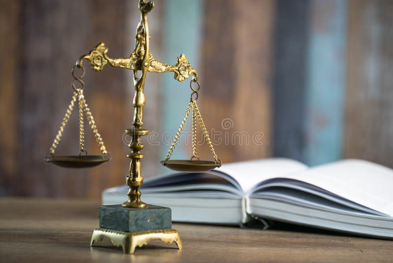 Scale of Justice. the Criminal Law Stock Image - Image of crime ...