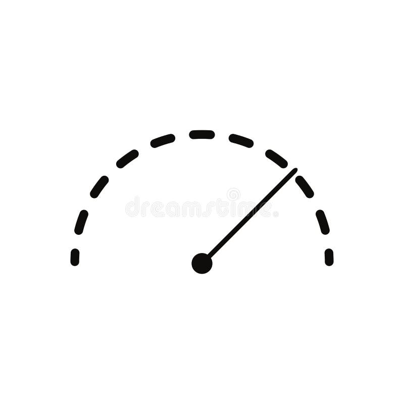 Scale Meter Icon Speedometer Stock Vector - Illustration of graphic ...