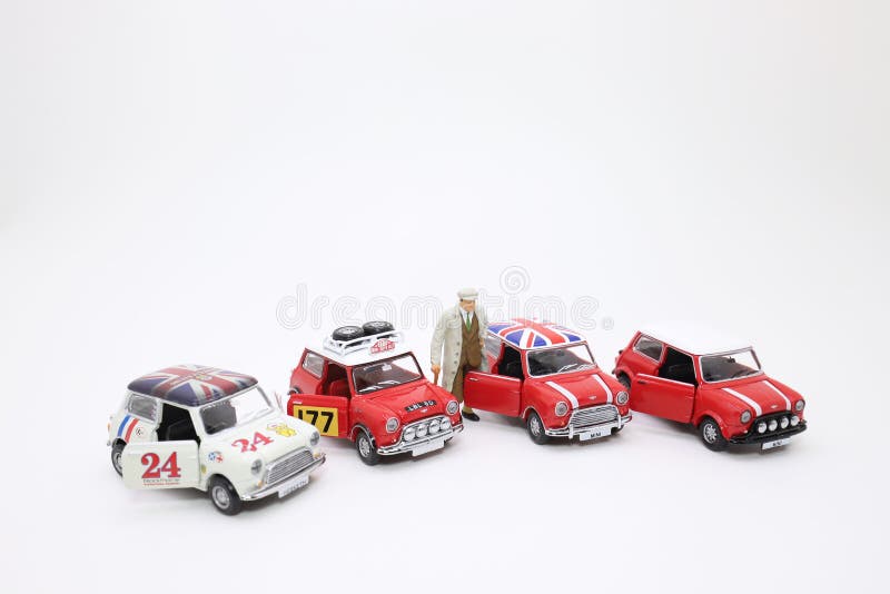 The Scale of Mini Cooper with Figure Editorial Photography - Image of ...