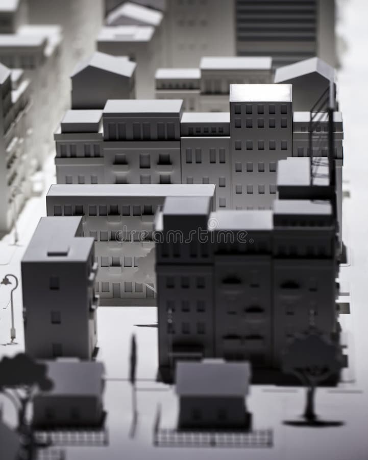 Scale Model Building stock image. Image of city, model - 90474839