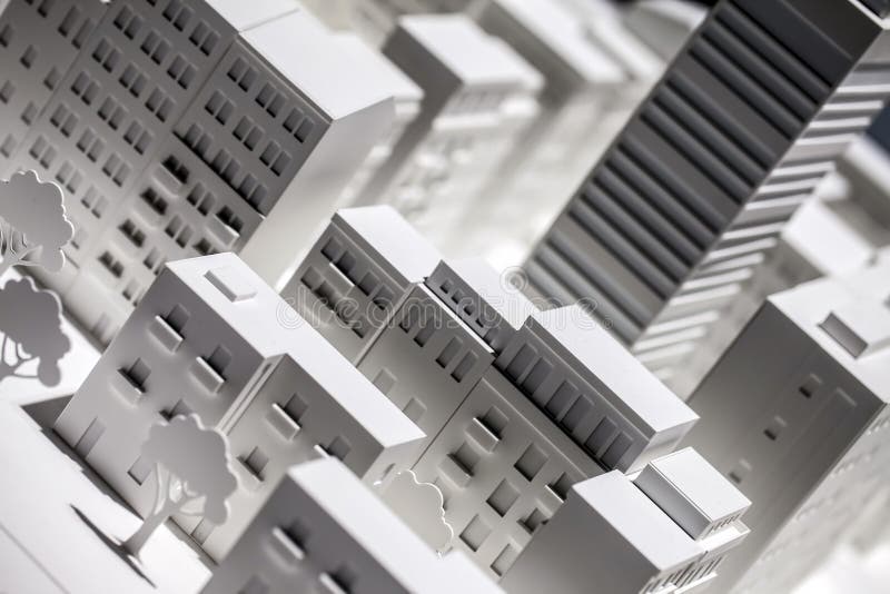 Scale Model Building stock image. Image of city, creation - 90474997