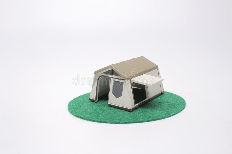 The Scale of Model Camp on the Board Stock Photo - Image of leisure ...