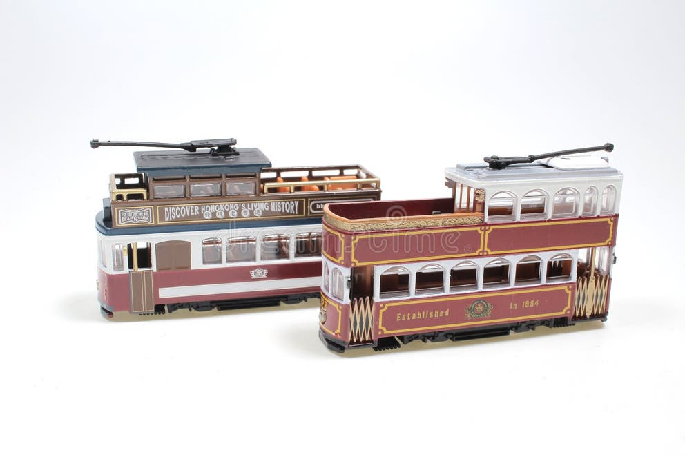 A Scale of the Model Classical Tram Editorial Stock Photo - Image of ...