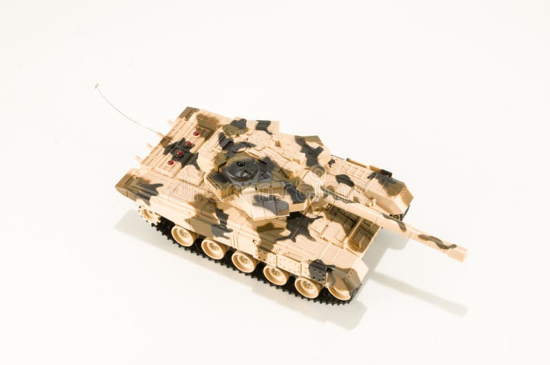 Scale Model of a German Tank Stock Image - Image of tank, isolated ...
