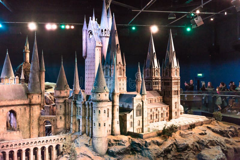 Model of Hogwarts castle editorial stock photo. Image of harry - 112226163