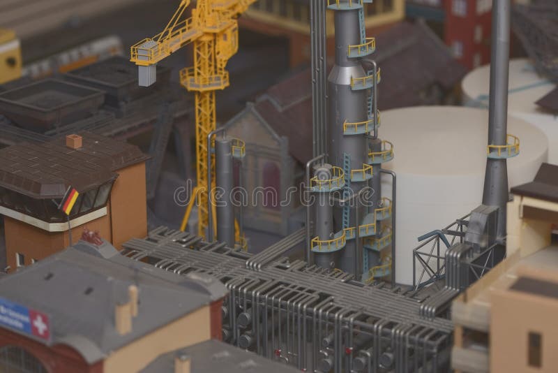 Scale Model of Modern Eco Friendly Building in Architect Office ...