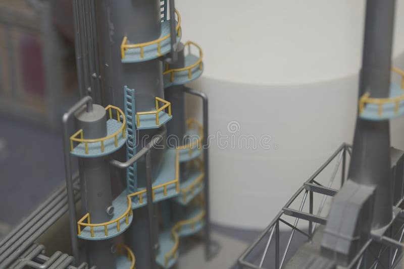 Scale Model of Modern Eco Friendly Building in Architect Office ...