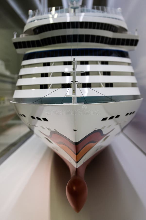 Scale Model of a Large Passenger Liner Editorial Stock Image - Image of ...