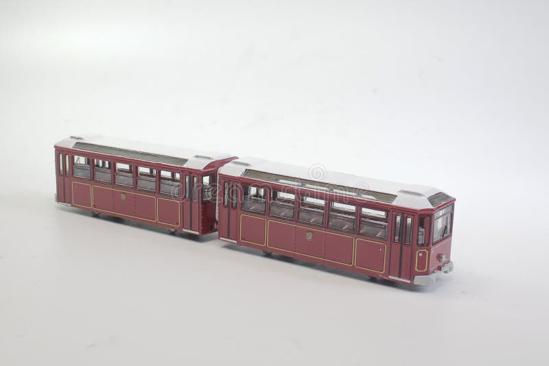 A Scale of Model Peak Tram at Hong Kong Stock Photo - Image of railroad ...