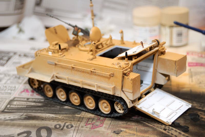 Scale model tank stock photo. Image of forces, hobbies - 15741536