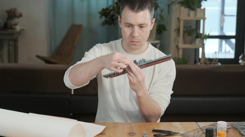 Scale Modeling of Ship in Room at Table According To Drawings and ...