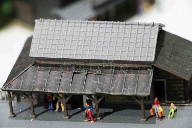 The Scale of Modern , the Miniature Model Editorial Image - Image of ...