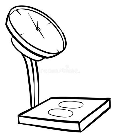 Weight Scale Line Drawing Stock Illustrations – 1,930 Weight Scale Line ...